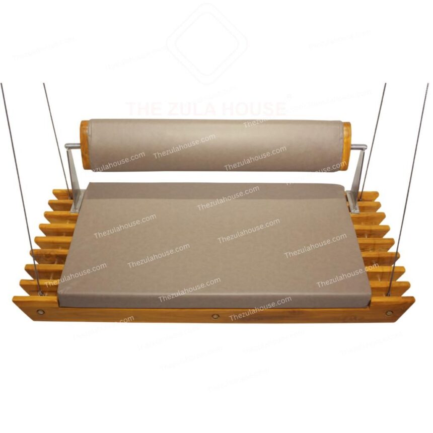 WS 02 – TEAKWOOD REVERSIBLE FAMILY SWING – WOODEN JHULA – The Zula House